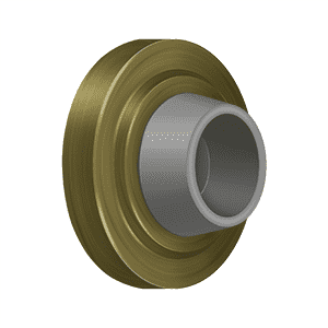 Deltana WB238 Concave Flush Bumper - 2 3/8'' Diameter